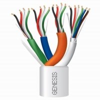 Genesis 31991001 Plenum Composite Access Control Cable, White, 1000' Reel