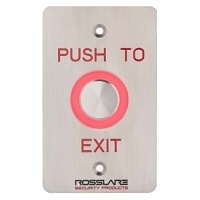 Rosslare EX-06EO Flush Mount "Push to Exit" Analog Piezoelectric REX ...
