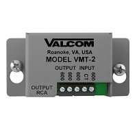 Valcom VMT-2 Audio Isolation 600 Ohms Transformer, Gray