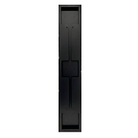 Camden CM-75SB-BK Surface Box for CM-7536, 16-Gauge Steel, Black