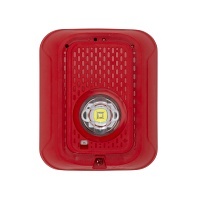 System Sensor SRLED-P L-Series Wall-Mount Strobe with LED, Red