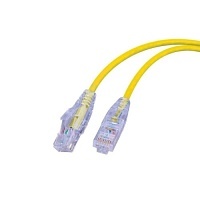 Vanco SCAT6-6INYL Super Slim 6" CAT6 (UTP) 550 MHz Network Patch Cable ...