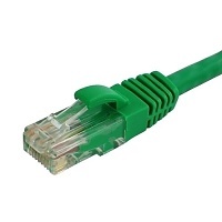 Lynn Electronics CAT6-10-GRB CAT6 Snagless Molded Boot Patch Cable, 10', Green
