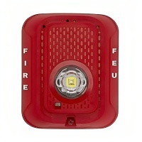 System Sensor SRLED-B L-Series Wall-Mount Strobe with LED, Bilingual ...