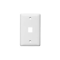 Hubbell NSP11W NetSelect Products, Wall, without Label, 1-Gang, 1-Port, White