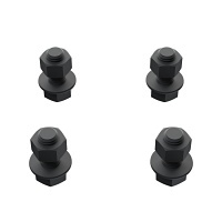 Pedestal Pro SHEAR-500 Break Away Bolt Kit with 1/2" Nylon Bolts and Nuts