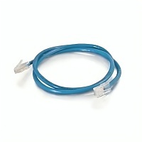 Quiktron 560-110-003 CAT5e Patch Cable, Blue 3' Non-Booted Patch Cord