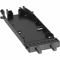 Panduit FHSBBL04W HD Flex Blanking Panel, 4-Port