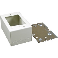 Wiremold 5744SWH 500/700 Single-Gang Deep Switch and Receptacle Box ...
