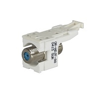 Ortronics HDJF-88 HDJ Female to Female Connector, 75 ohms, Cloud White