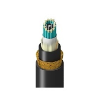 Belden TM3BB012LBAN Fiber Optic Cable, 12 Fibers, Multimode OM3, Low ...