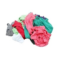 Dottie RGZ25 Cleaning Wipe, 25-Pound Box of Recycled Colored Rags