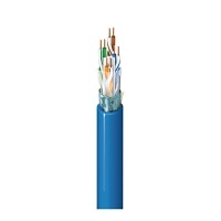 Belden 2413F 0021000 CAT6+ Enhanced Cable, Pair, F/UTP, CMP, 1000', Red