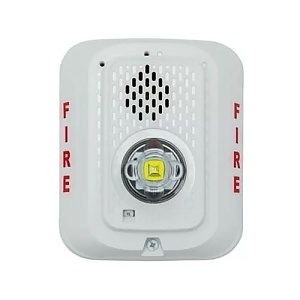 System Sensor P2GWLED L-Series 2-Wire LED Compact Horn Strobe, Wall ...