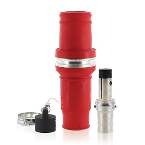 Leviton 49M44-R Rhino-Hide 49 Series Single Pole Male Connector, 444 ...