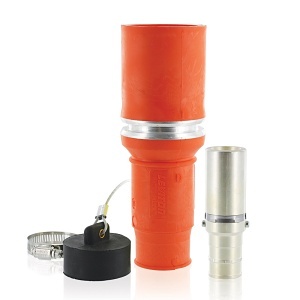Leviton 49F44-O Rhino-Hide 49 Series Single Pole Female Connector, 444 ...