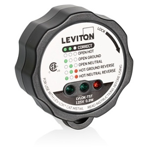 Leviton LVLOK-TST Circuit Analyzer for Lev-Lok Receptacle Modules