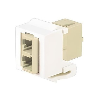 Panduit NKDLCMBL Fiber Optic Cable Connector, NK LC Duplex Adapter ...