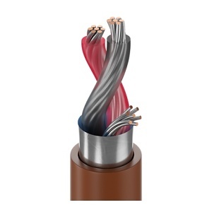 Belden 9451P 0105000 Line Level Audio Cable, 1/22 AWG Str TC, O/A Foil ...