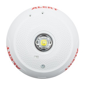 System Sensor SCWLED-CLR-ALERT Series Ceiling Mount Strobe with LED ...