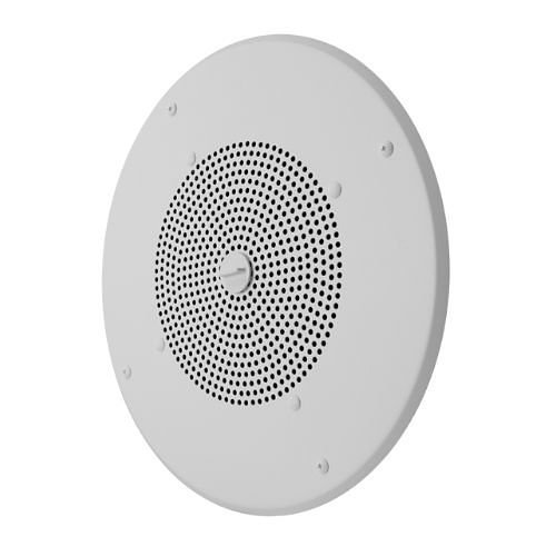 Valcom V-1220 One-Way 8" Round Ceiling Speaker, White