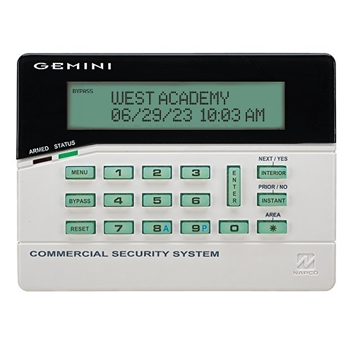 Napco GEMC-BK1 Gemini Series Security Annunciator / Keypad