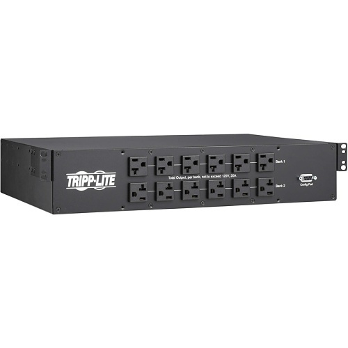 Tripp Lite PDUMNH30AT2 2.9kW 120V Single-Phase ATS/Monitored PDU, Dual ...
