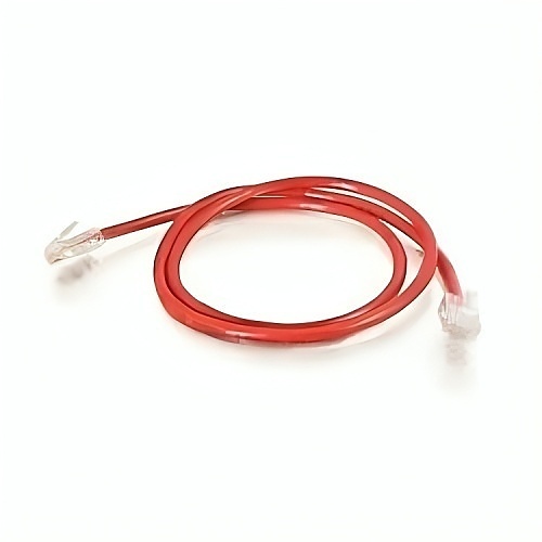Quiktron 566-130-014 CAT6 Patch Cable, Red 014' No-Boot Patch Cord