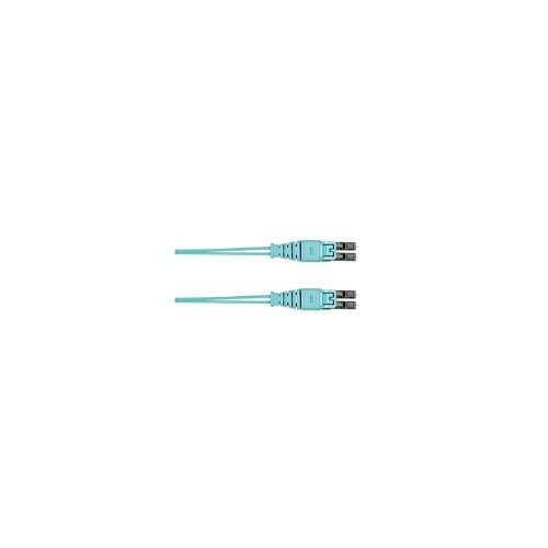 Panduit FZ2ERQ1Q1NNM003 Opti-Core Fiber Optic Patch Cord, OM4 2-Fiber 1.6mm PC OFNR, Push-Pull ...