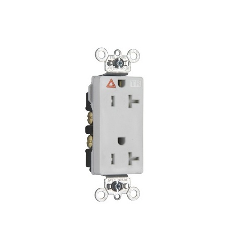 Pass & Seymour TRIG26362-W IG TR Decora Receptacle 20A 125V, 20A, 125V ...