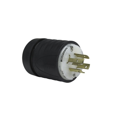 Pass & Seymour L1420-PGCM Turnlok Plug 4-Wire 20A 125/250V