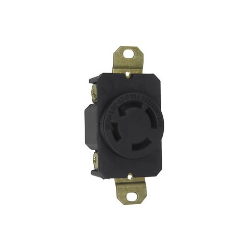 On-Q L2030-R 4W 30A 347/600V T/L Single Receptacle