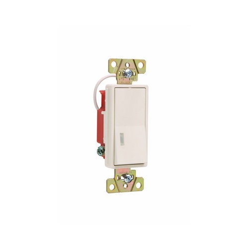 Pass & Seymour 2629-LA Decora 1-Pole Pilot Light Switch, 20A 120V ...
