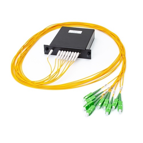 Ortronics M2S1108SA092M M2 POL Splitter, 1x8, SC / APC Connectors, 2m ...