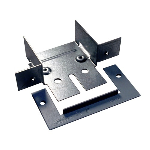 Hubbell HBL3086GY RACEWAY Panel Connector, Gray