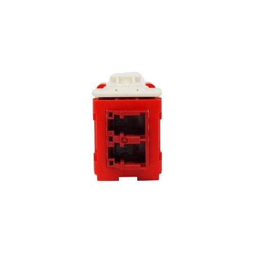 Ortronics HDFM-FLC2CB-00 ADPT Fiber HDJ LC, Orange, Black