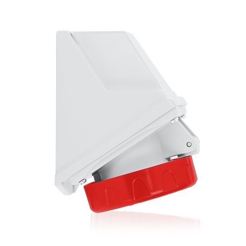 Leviton W416-S11 International Pin and Sleeve Surface Receptacle,16A