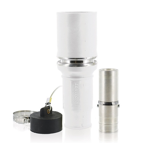 Leviton 49F77-W Rhino-Hide 49 Series Single Pole Female Connector, 777 ...