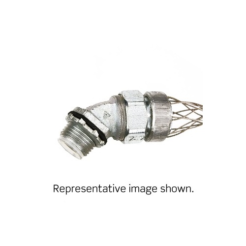 Leviton L7931 3/8" 45-Degree Male Liquid-Tight Metal Core Conduit ...