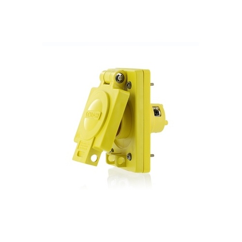 Leviton 90W47-S Wetguard Watertight Straight Blade Outlet, 15A, 125V ...