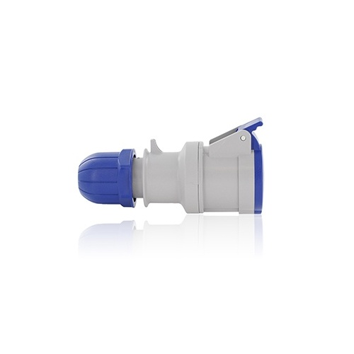 Leviton S416-C9 Intel Connector, 4-Pole, 5-Wire, 16A, 208-250V, 9-Hole ...