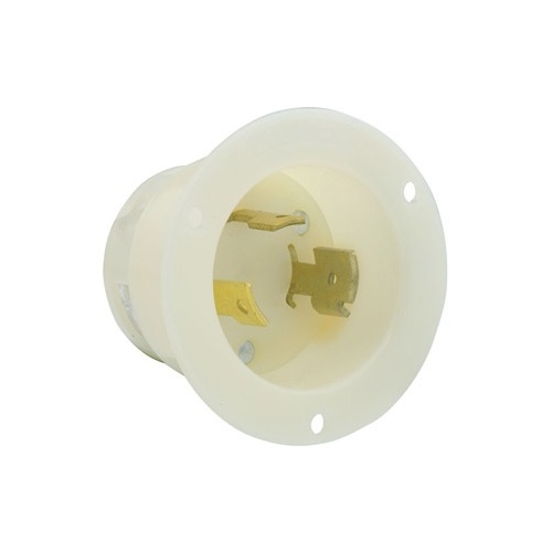 Leviton 2655 Flanged Inlet Locking Receptacle, Industrial Grade