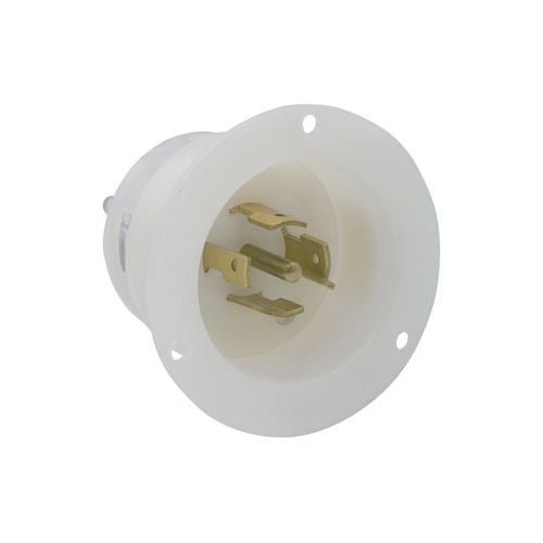 Leviton 2515 Flanged Inlet Locking Receptacle, Industrial Grade