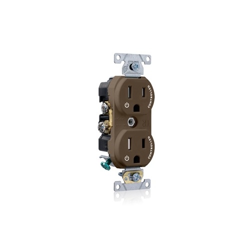 Leviton TBR15-S2 Duplex Receptacle Outlet, Commercial Grade, Split ...