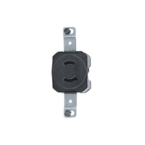 Leviton 7535 Single Receptacle, 15A, 125V, 2-Pole, 2-Wire