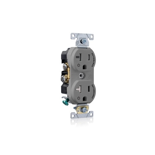 Leviton TBR20-S2G Duplex Receptacle Outlet, Commercial Grade, Split ...