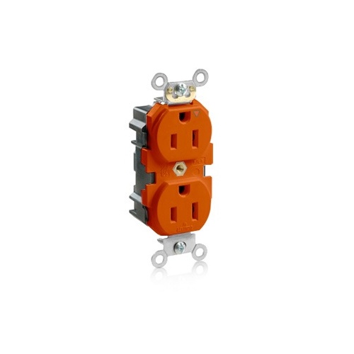 Leviton MT562-IG Lev-Lok Isolated Ground Duplex Receptacle Outlet ...