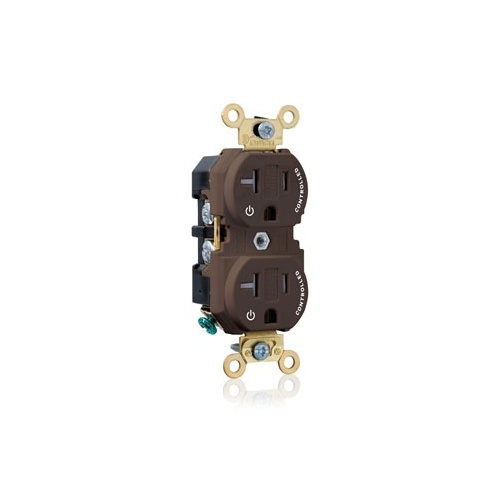 Leviton 5362-2P Duplex Receptacle Outlet, 2-Pole, 3-Wire, Industrial ...
