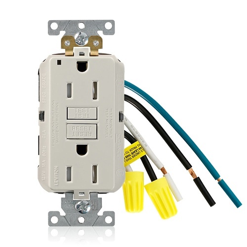 Leviton GFTR1-5LT SmartlockPro GFCI Receptacle / Outlet, Industrial ...