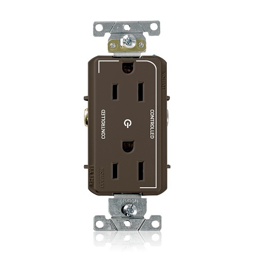 Leviton 16252-2P Decora Plus 2-Pole 3-Wire Duplex Receptacle Outlet ...